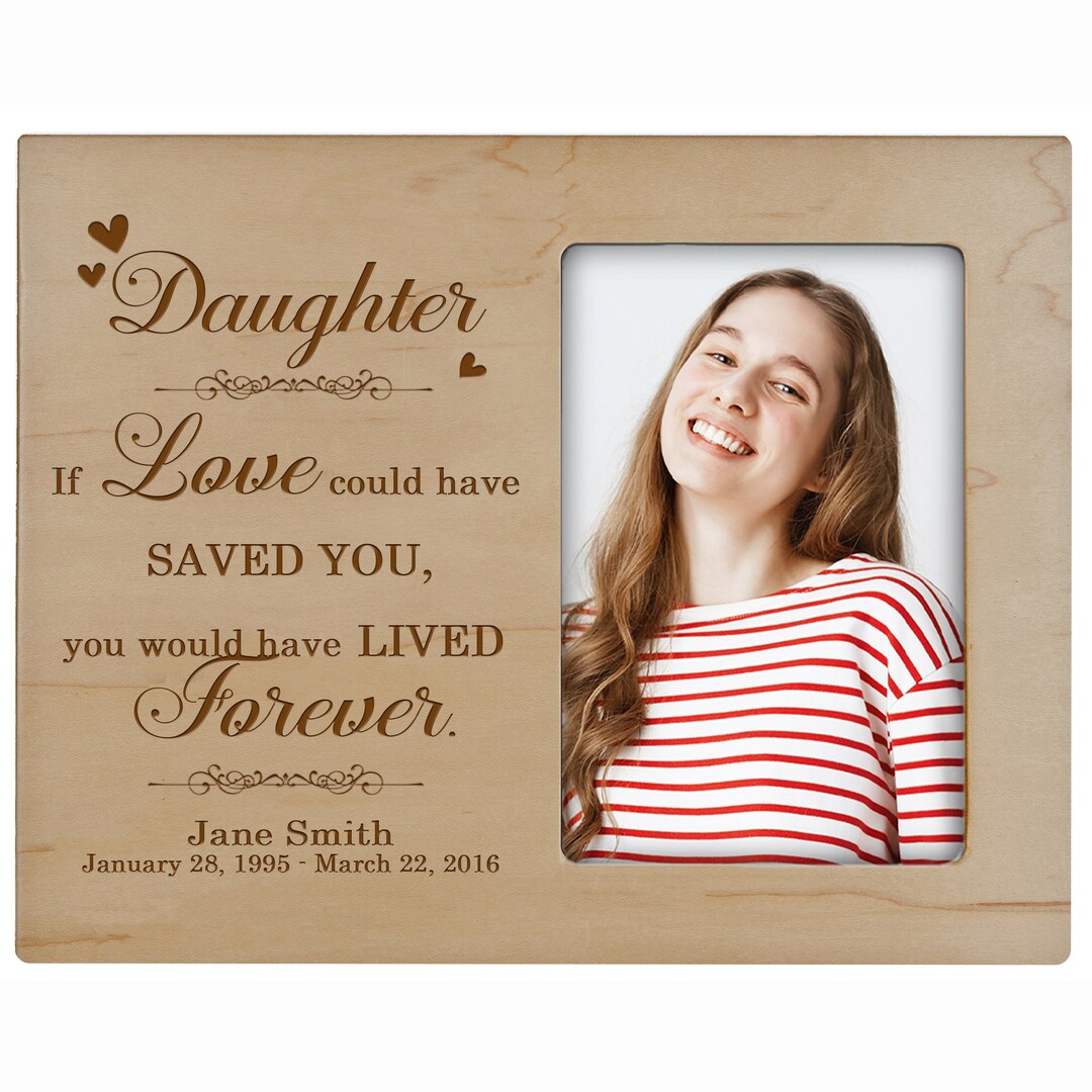 Memorial Photo Frame | Memorial Frame | Memorial Gift | Personalized ...