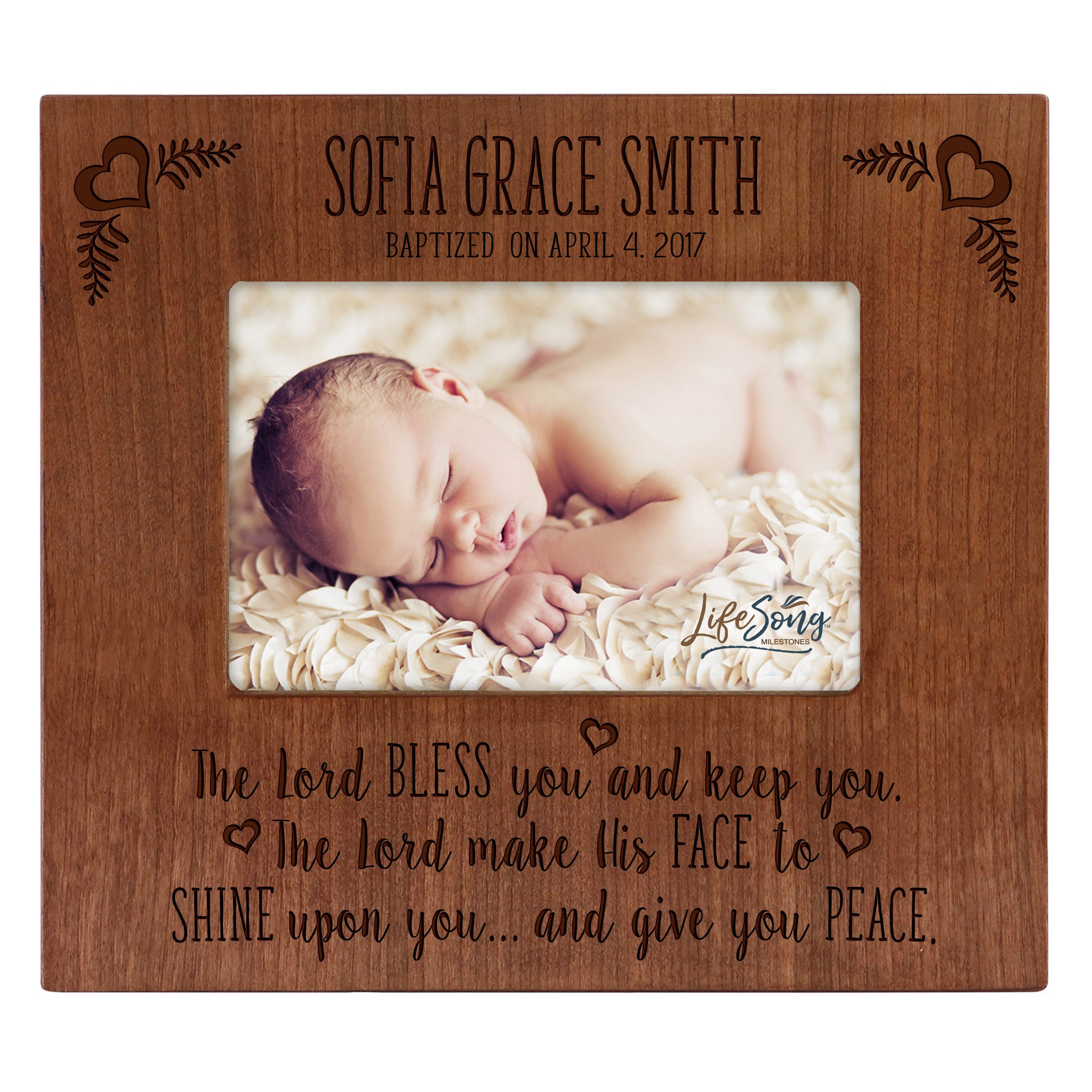 Baptism Frame for Godchild Personalized Baptism Frame - Etsy