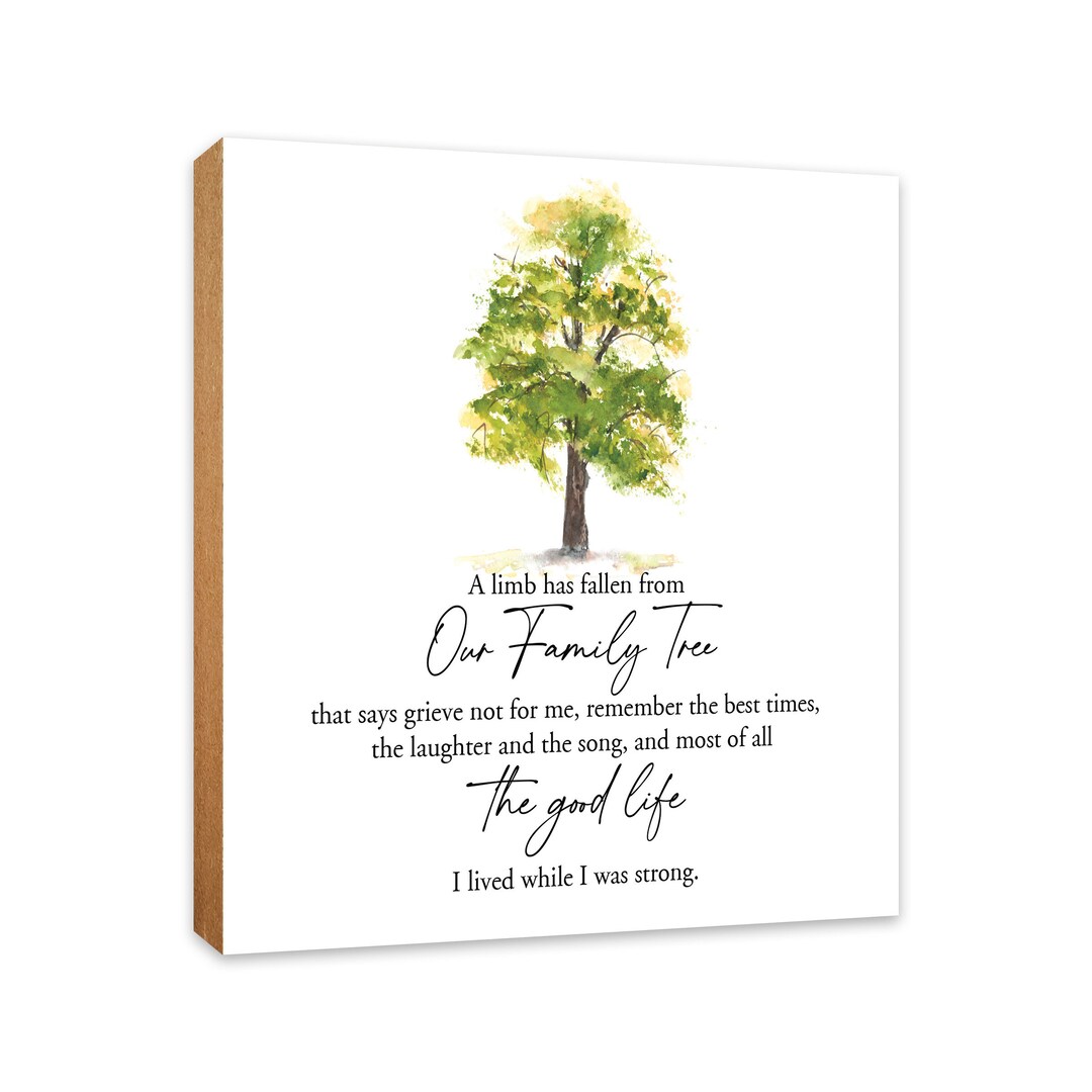 Our Family Tree Memorial Shelf Art Memorial Gift Shelf Décor Shelf ...
