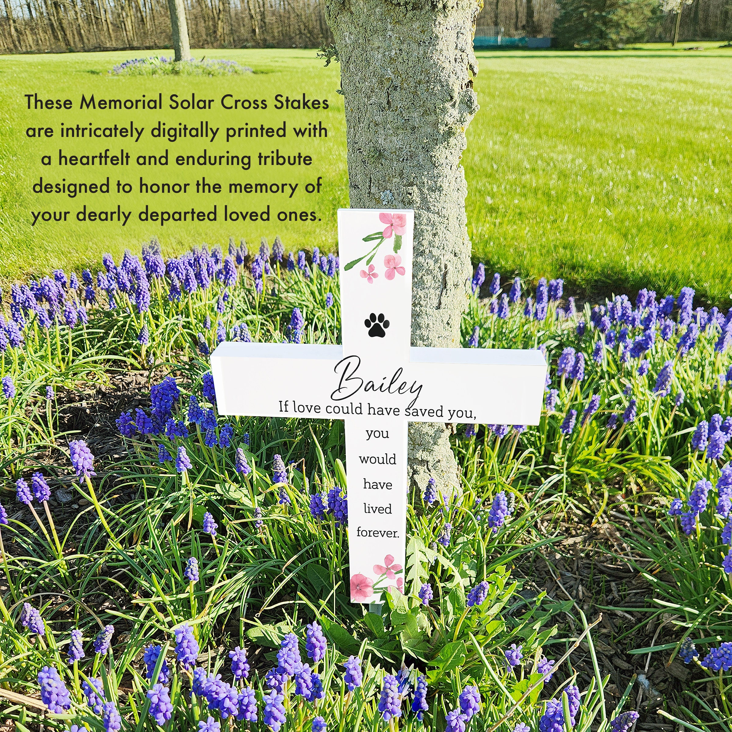 Solar Lifhts Solar Cross Light Solar Graveyard Illumination For Path ...