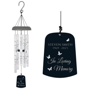 Personalized Sonnet Human Memorial Wind Chime Sympathy Wind Chime ...