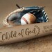 Custom Engraved Baseball Bat | Personalized Baptism Gift | Baby Boy ...