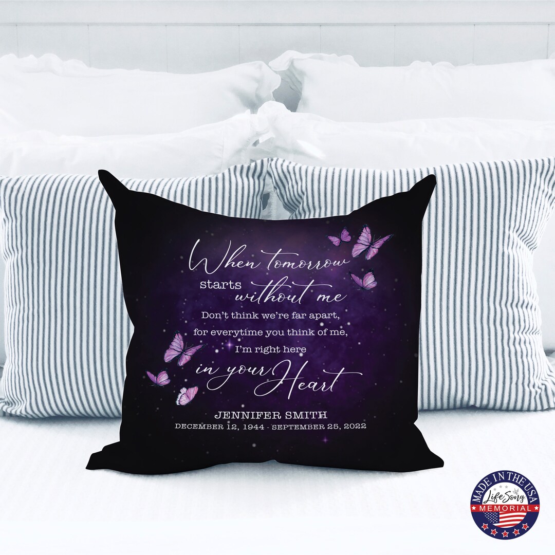 Memorial Pillow | in Loving Memory | Memory Pillow | Memorial Gift ...