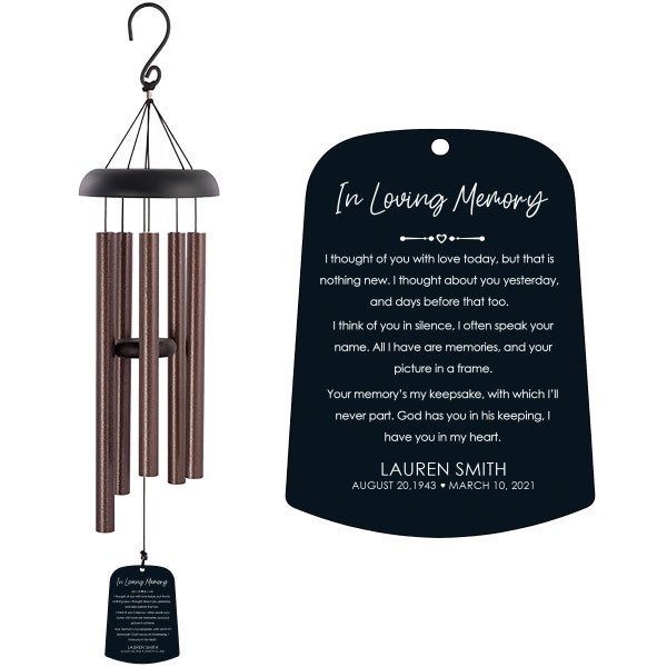 Memorial Wind Chimes - Etsy