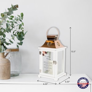 Personalized Memorial Lantern | in Memory Lantern | LED Flameless ...