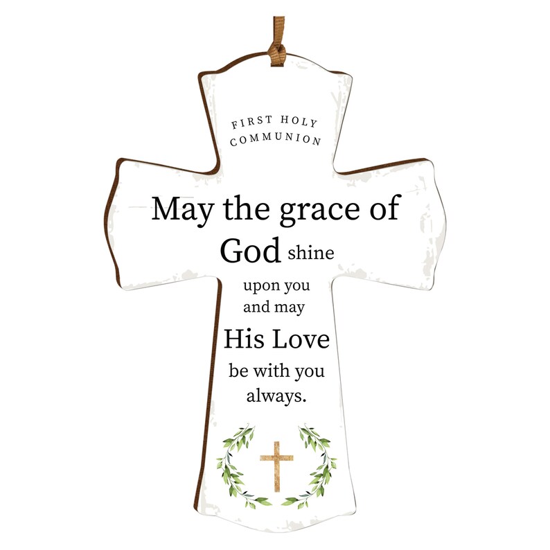 Mini Holy Communion Cross Personalized Baptism Keepsake - Etsy