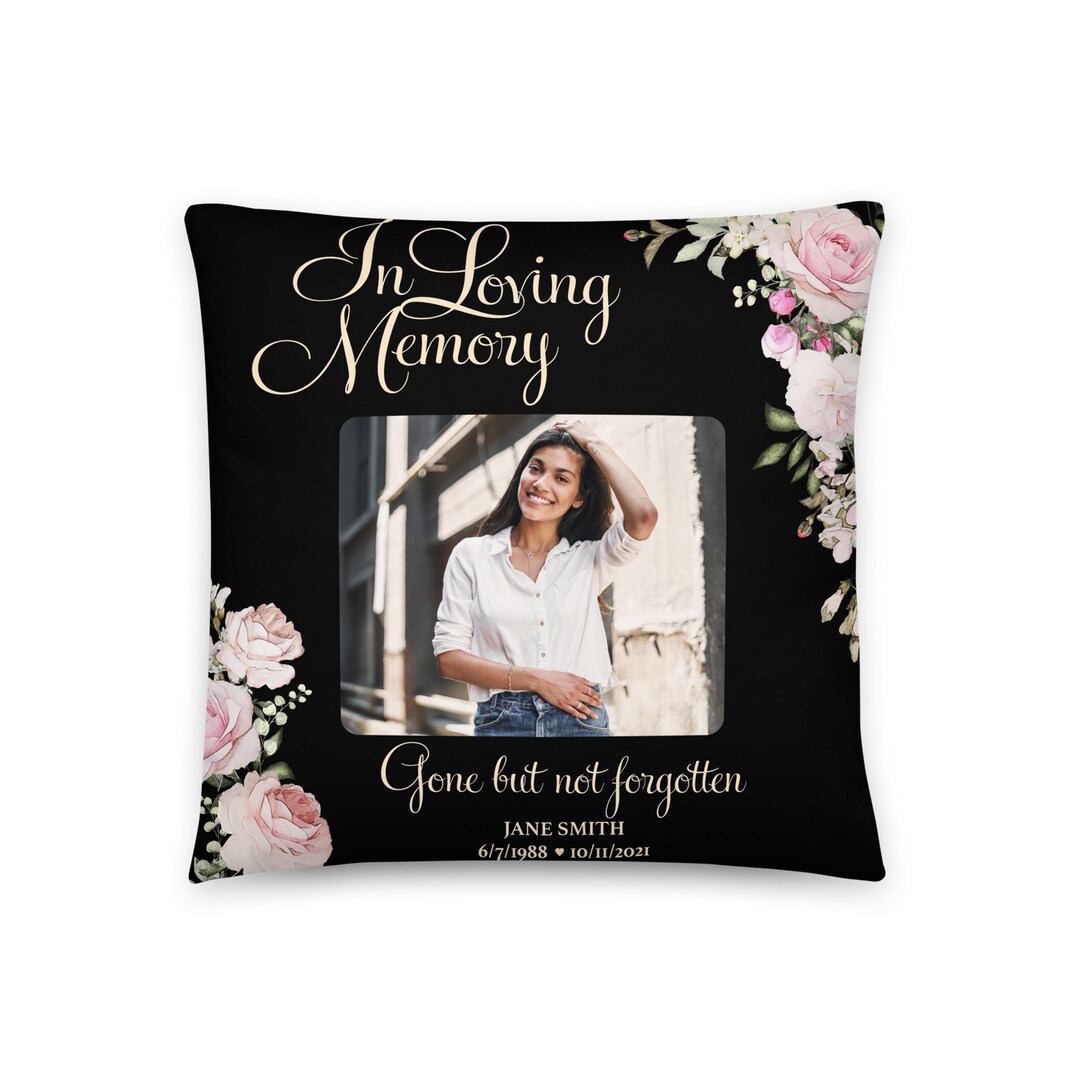 Personalized Memorial Pillow Custom Pillow Memory Pillow Memorial Gift ...