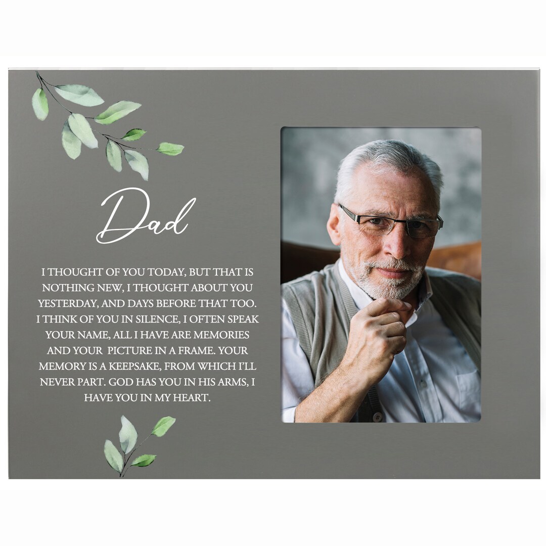 Photo Frames Sympathy Gift Wood Picture Frame Celebration of Life Sorry ...