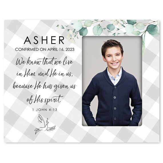 Confirmation Picture Frame Personalized Confirmation - Etsy