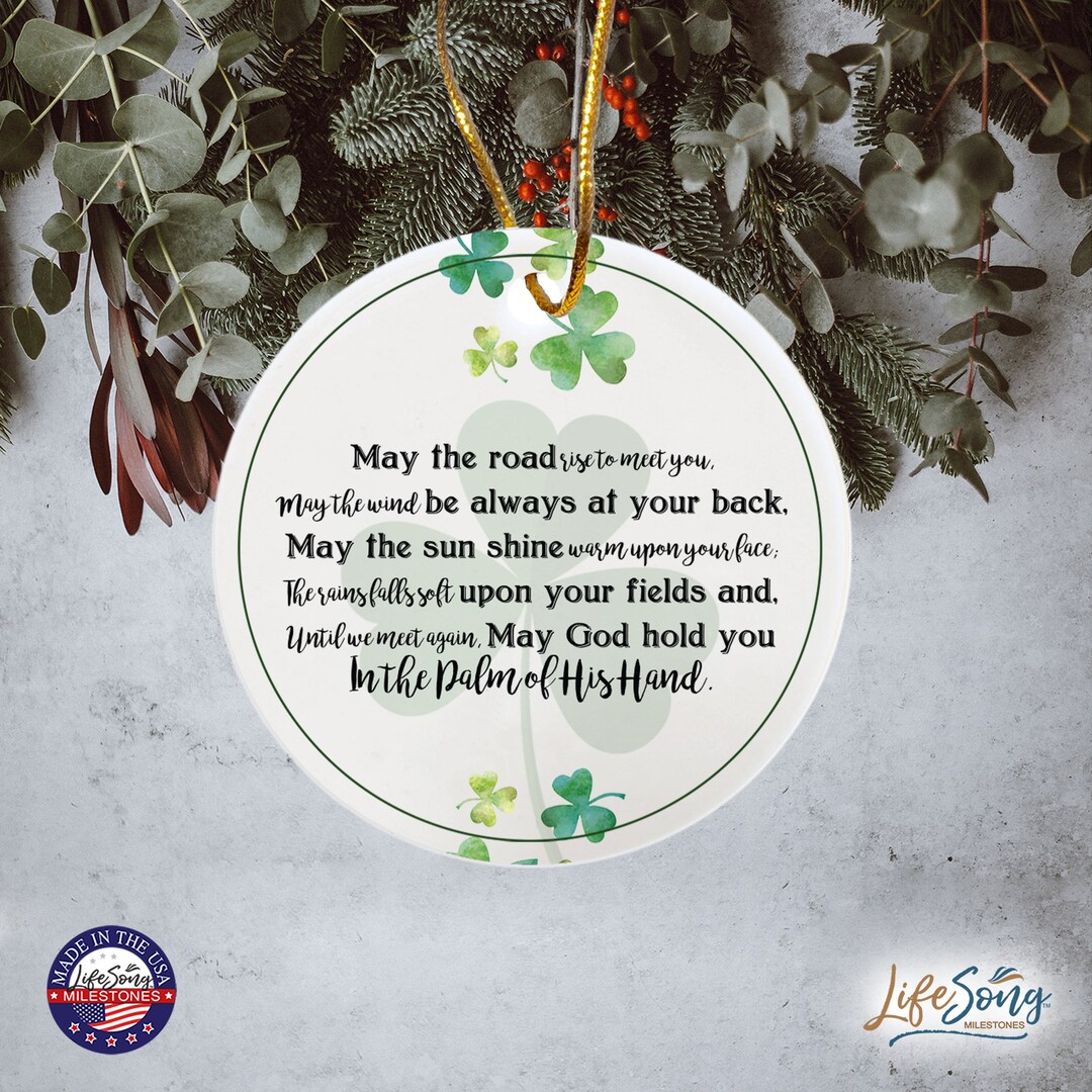 Irish Blessing | Irish Blessing Ornaments | Christmas Tree Decor ...