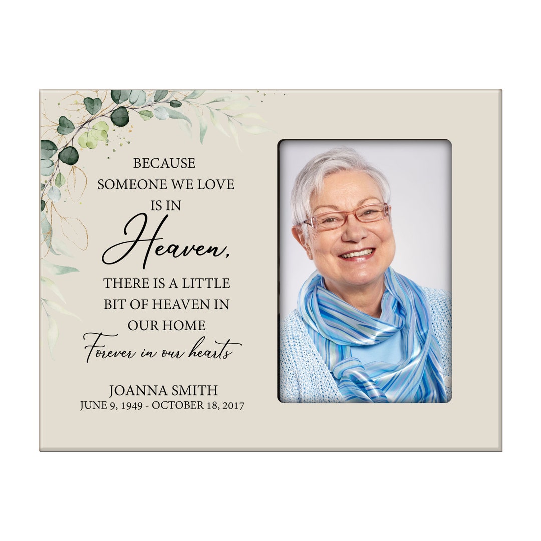 Memorial Photo Frame Memorial Frame Memorial Gift Personalized Frame ...