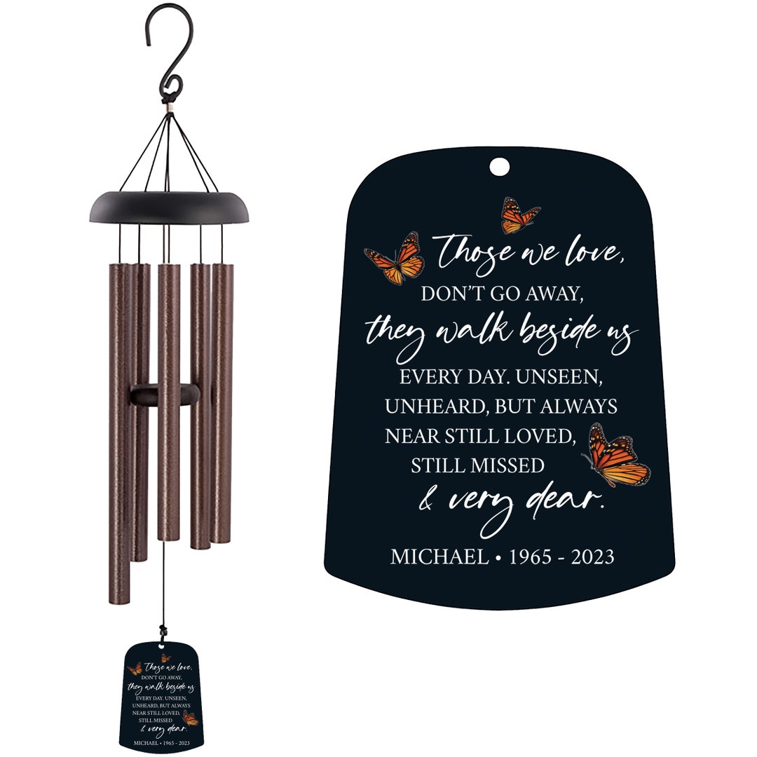 Personalized Memorial Wind Chime Sympathy Wind Chime Custom Wind Chime ...