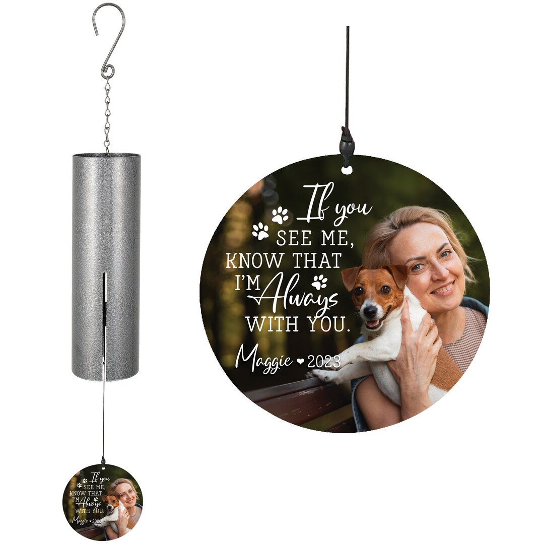 Personalized Pet Memorial Wind Chime Pet Loss Wind Chime Gift Pet ...