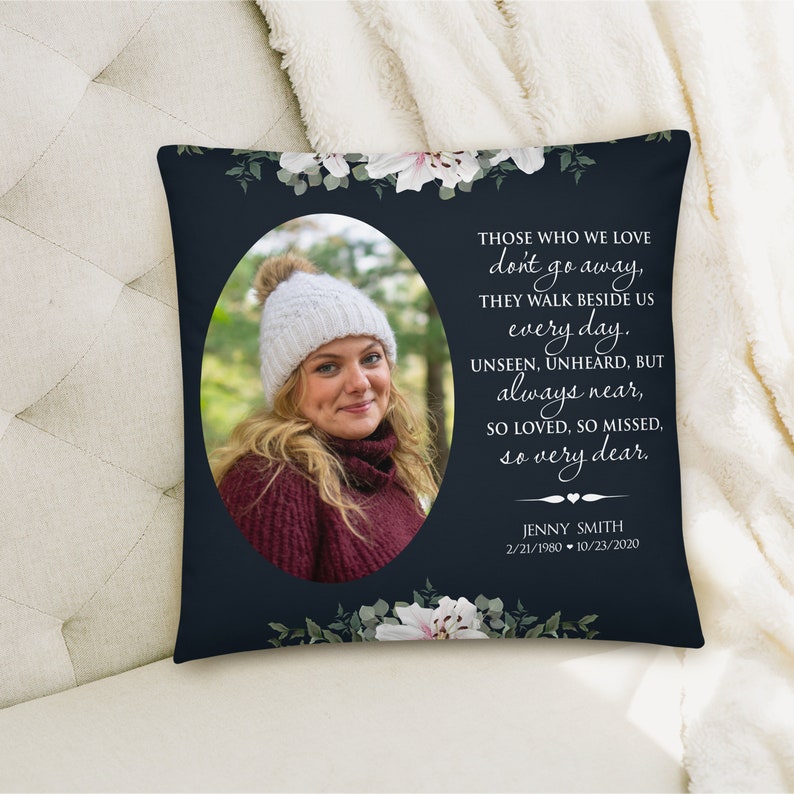 Personalized Memorial Pillow | Custom Pillow | Memory Pillow | Memorial ...