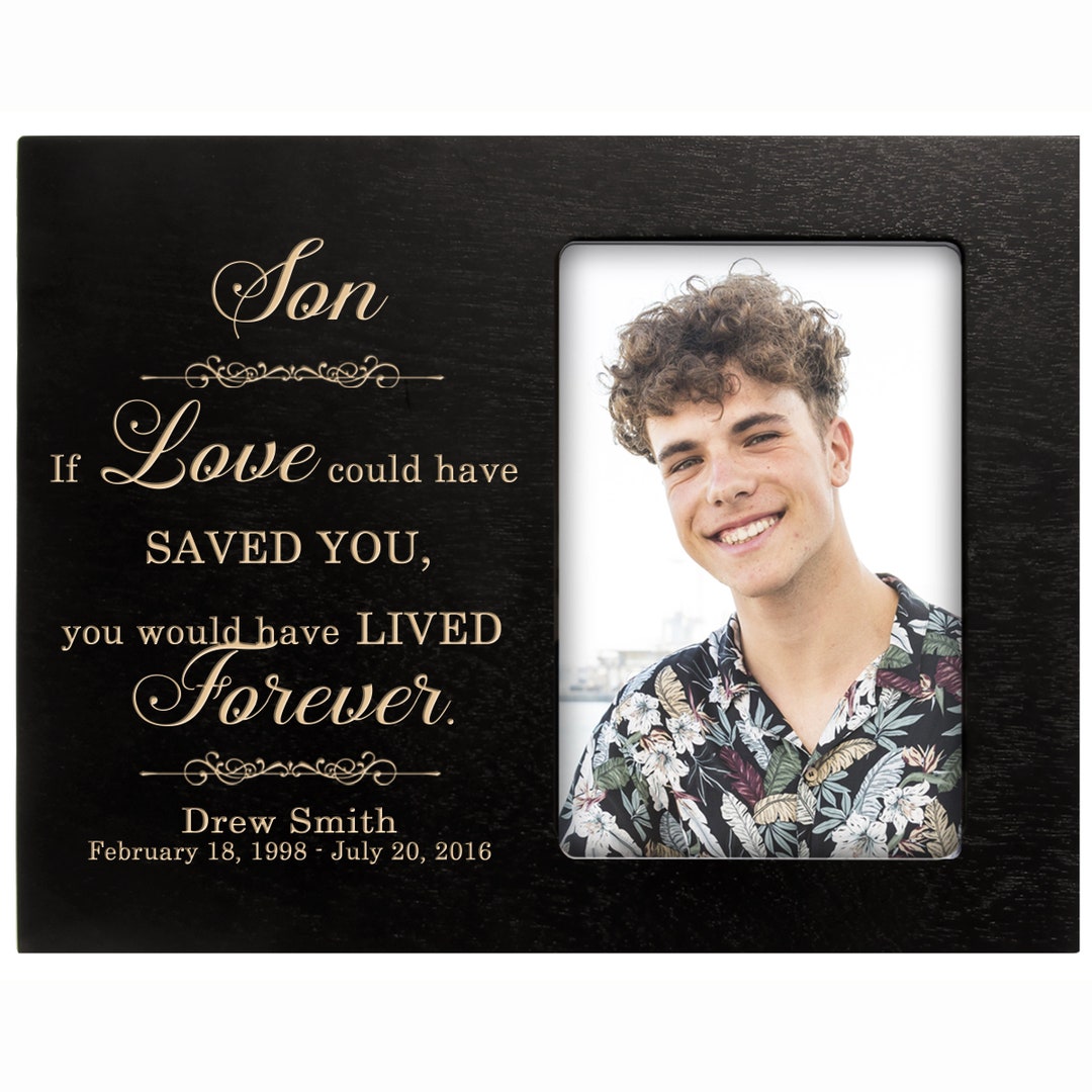 Memorial Photo Frame | Memorial Frame | Memorial Gift | Personalized ...