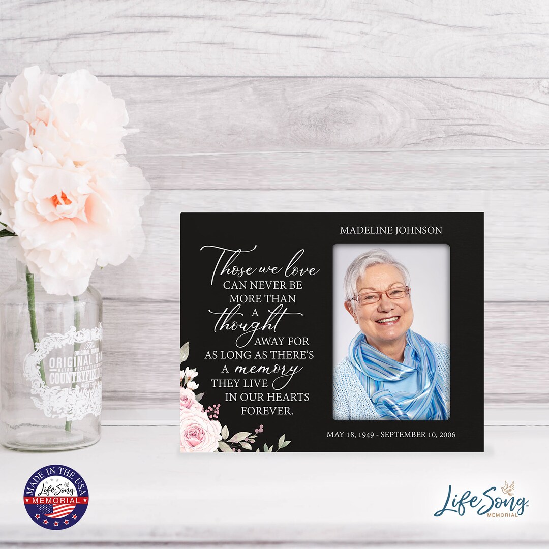 Memorial Photo Frame | Memorial Frame | Memorial Gift | Personalized ...