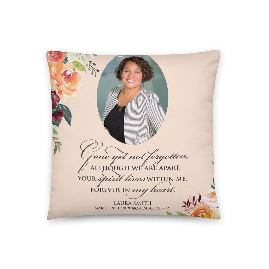 Personalized Memorial Pillow Custom Pillow Memory Pillow Memorial Gift ...