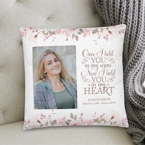 Personalized Memorial Pillow | Custom Pillow | Memory Pillow | Memorial ...