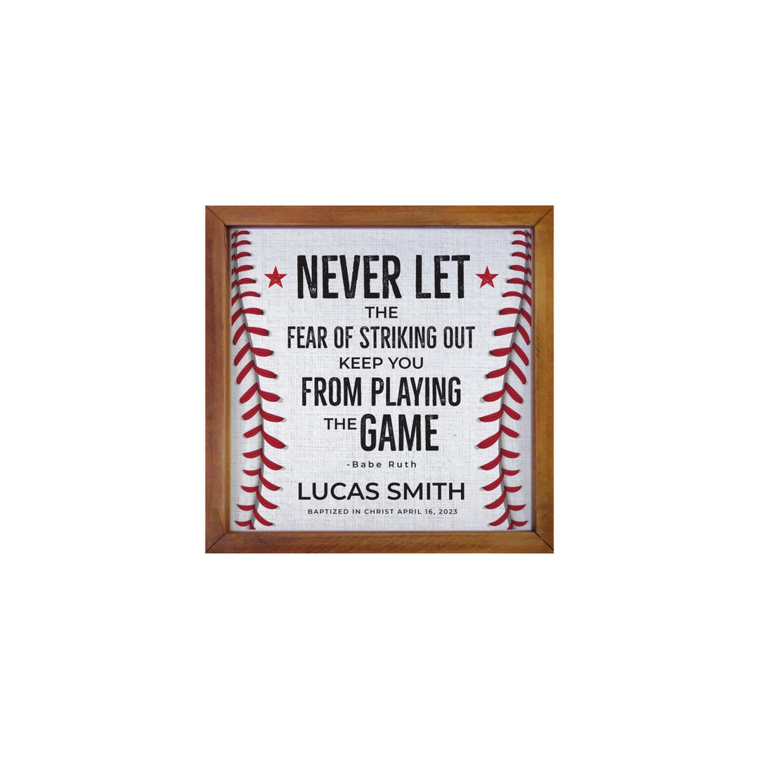Baptism Gift | Wood Signs | Sports Décor | Custom Sign | Baseball Décor ...