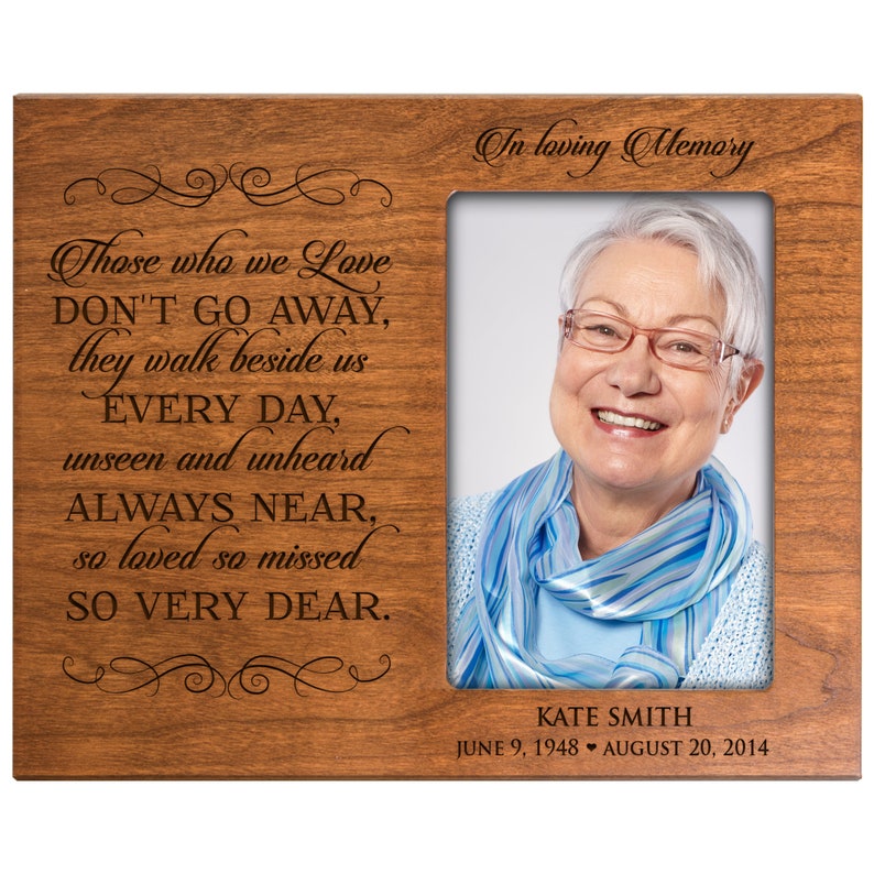 Memorial Picture Frame | Personalized Photo Frame | in Loving Memory ...