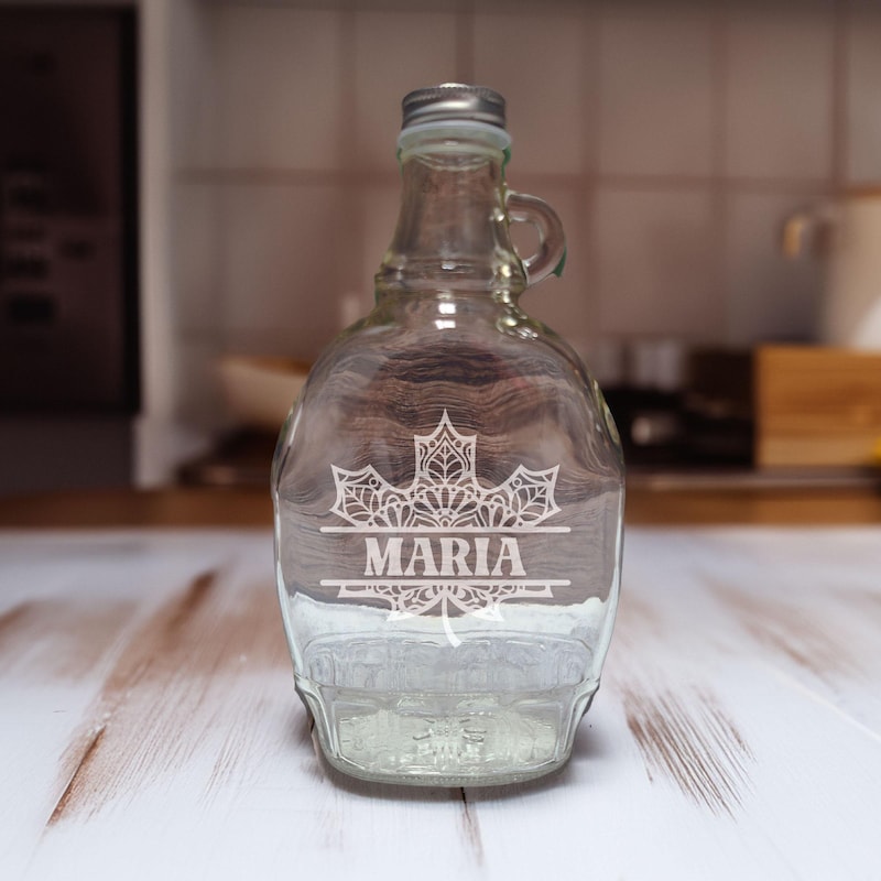 Maple Syrup Custom Bottle - Etsy