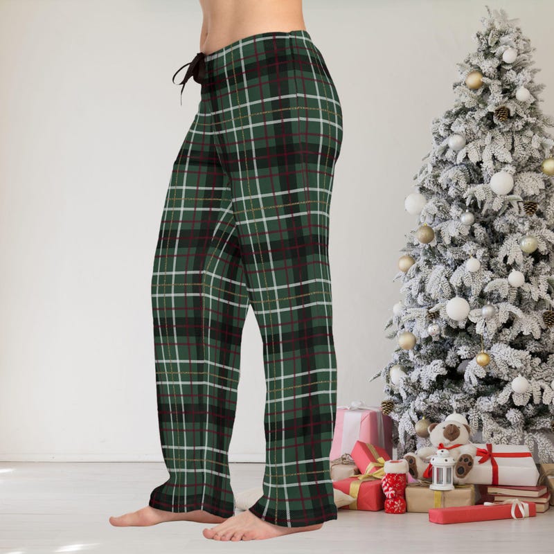 Womens Christmas Plaid Pants - Etsy