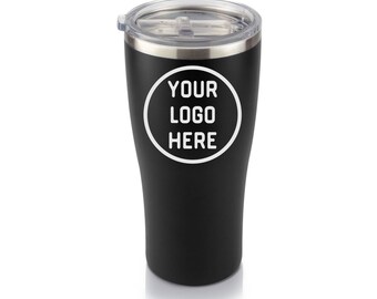 Custom Logo Tumbler - Etsy