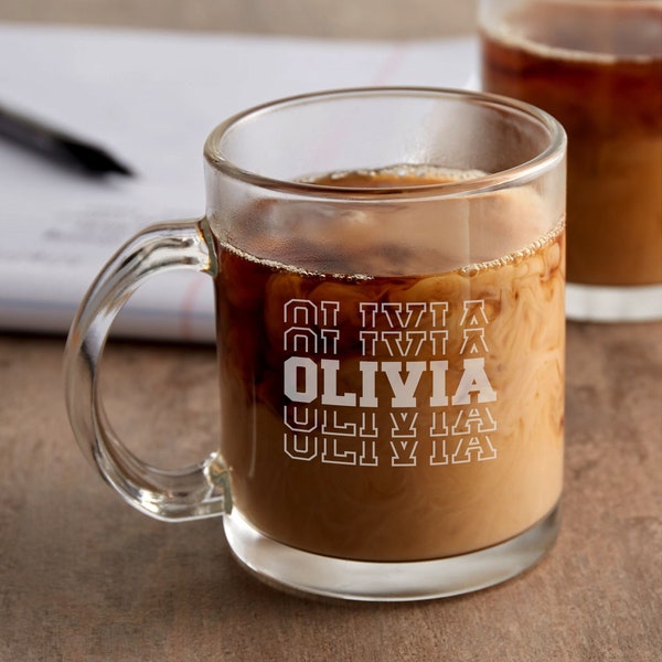 Engraved Glass Mugs - Etsy