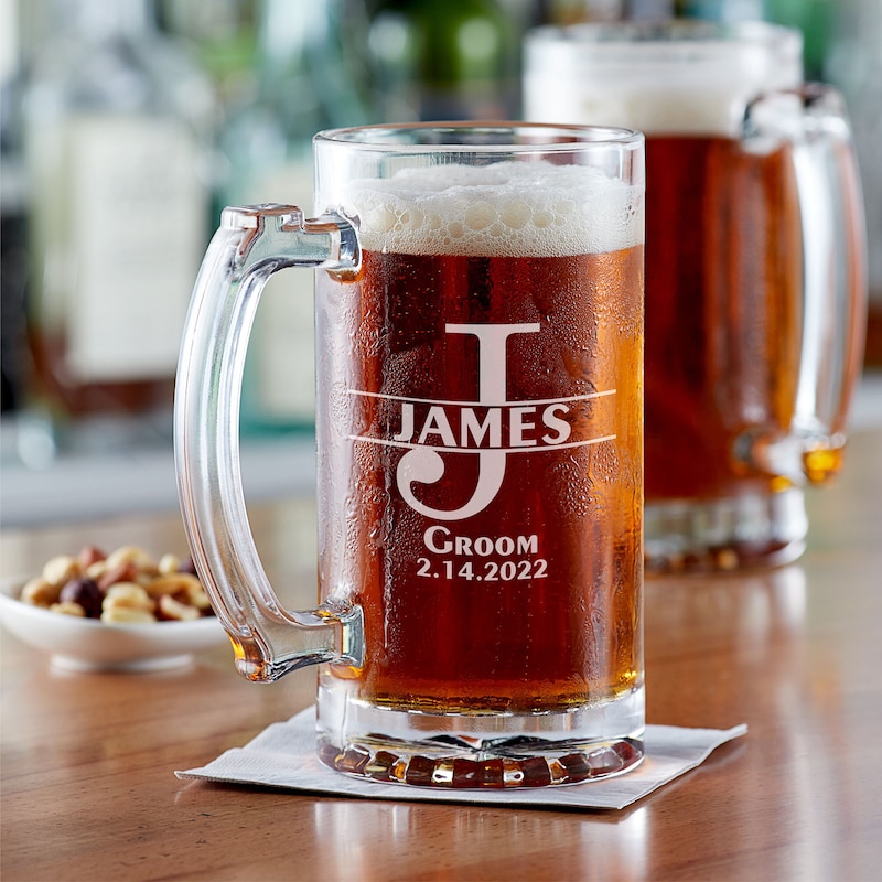 Laser Engraved Beer Mug - Etsy