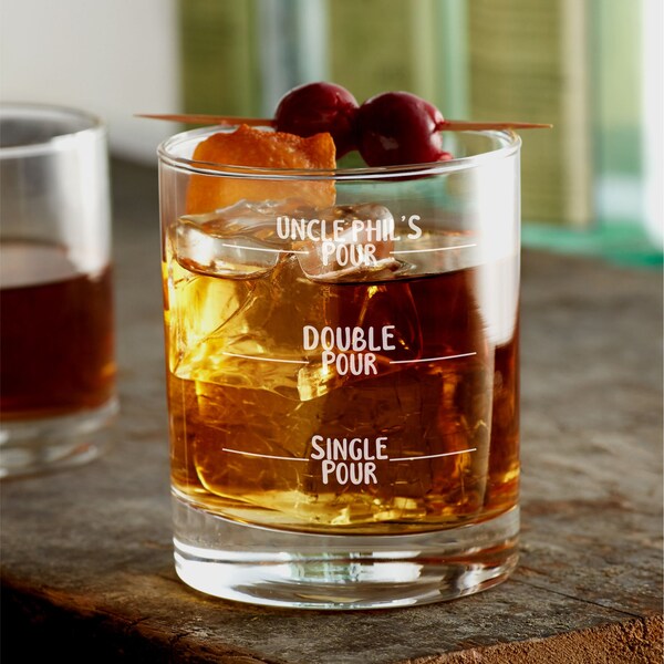 Custom Rocks Glass - Etsy