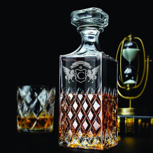 Personalized Crystal Decanter Scotch - Etsy