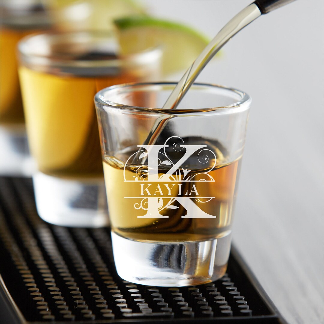 Shot Glasses With Engraved Name. Custom Unique Shot Glass Gifts. - Etsy