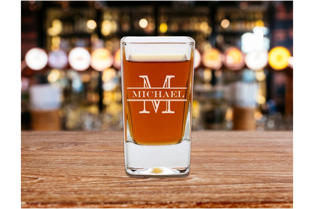 Personalized Engraved Shot Glass - Unique Wedding Favors - Custom Shot ...