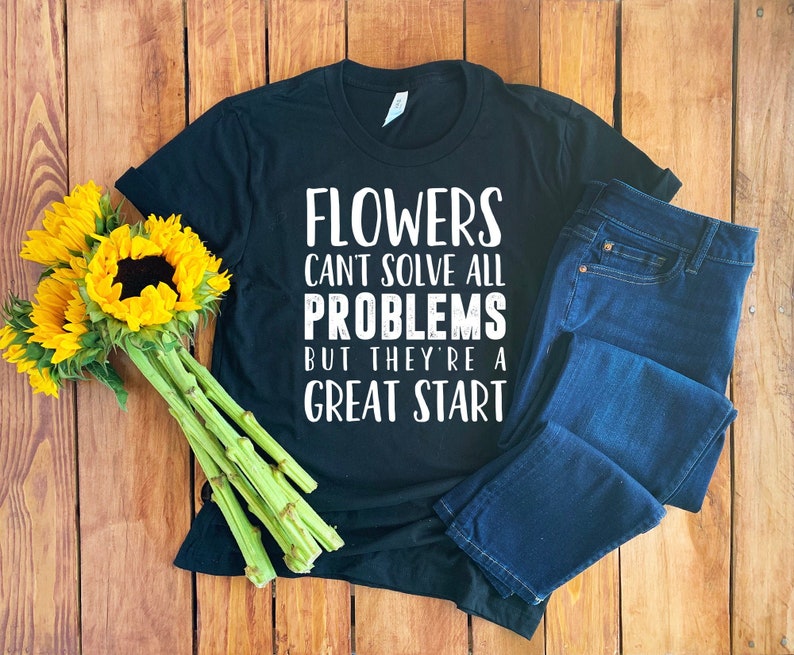 Flower Shirt • Florist Shirt • Florist Gift • Botanical Shirt ...