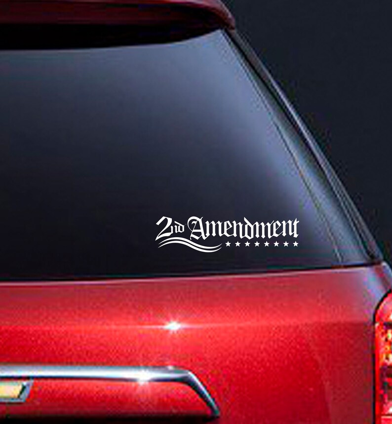 2nd Amendment Vinyl Decal Sticker - Etsy