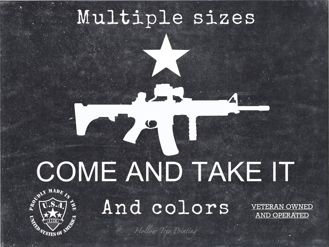 Tacticool Come and Take It Vinyl Decal Sticker - Etsy