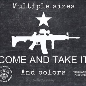 Tacticool Come and Take It Vinyl Decal Sticker - Etsy