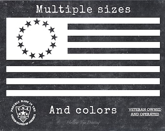 2 Pack Aged Betsy Ross American Flag 1009 Size: 5 Full Color Printed ...