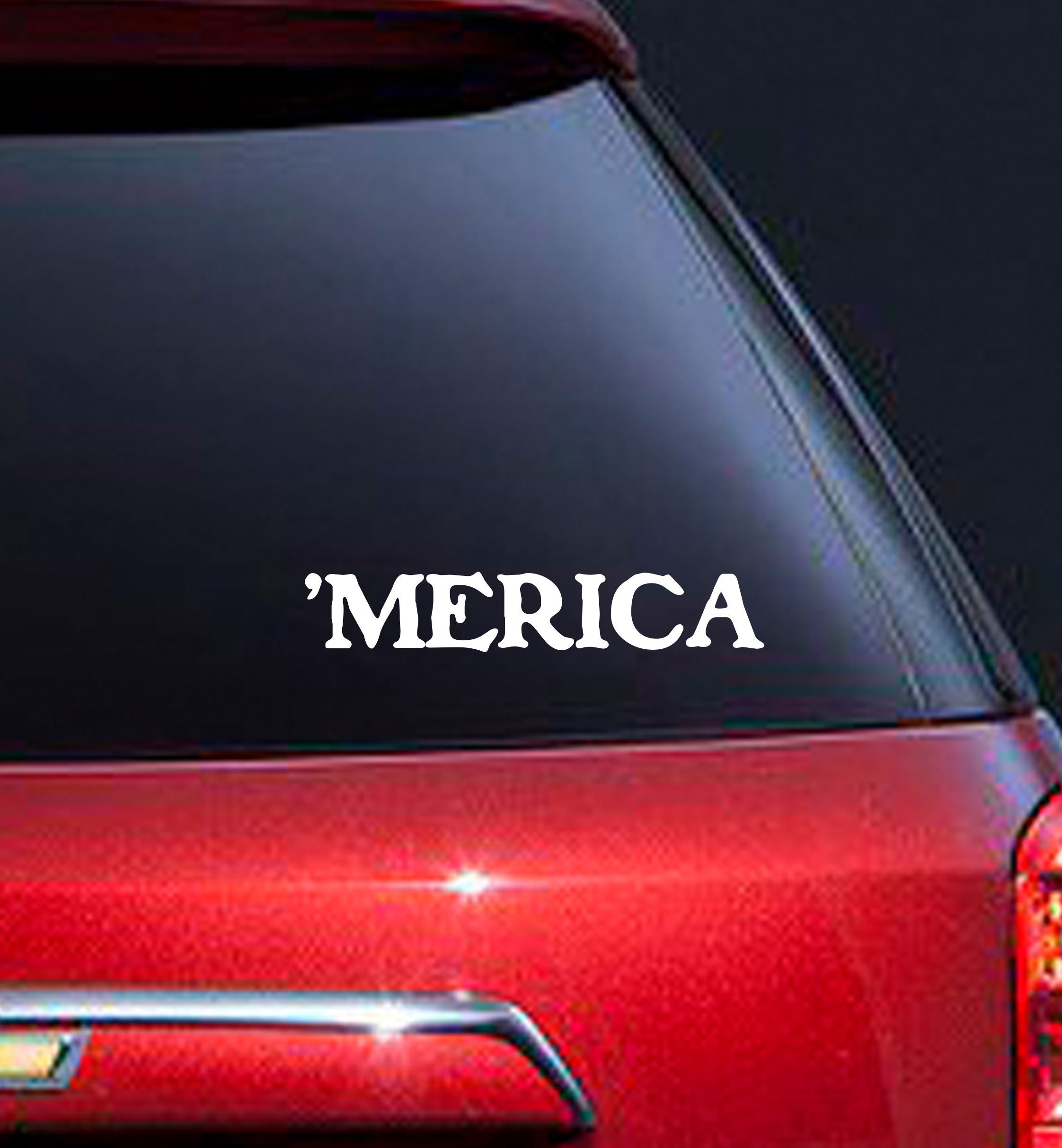 Merica Vinyl Decal Sticker | Etsy