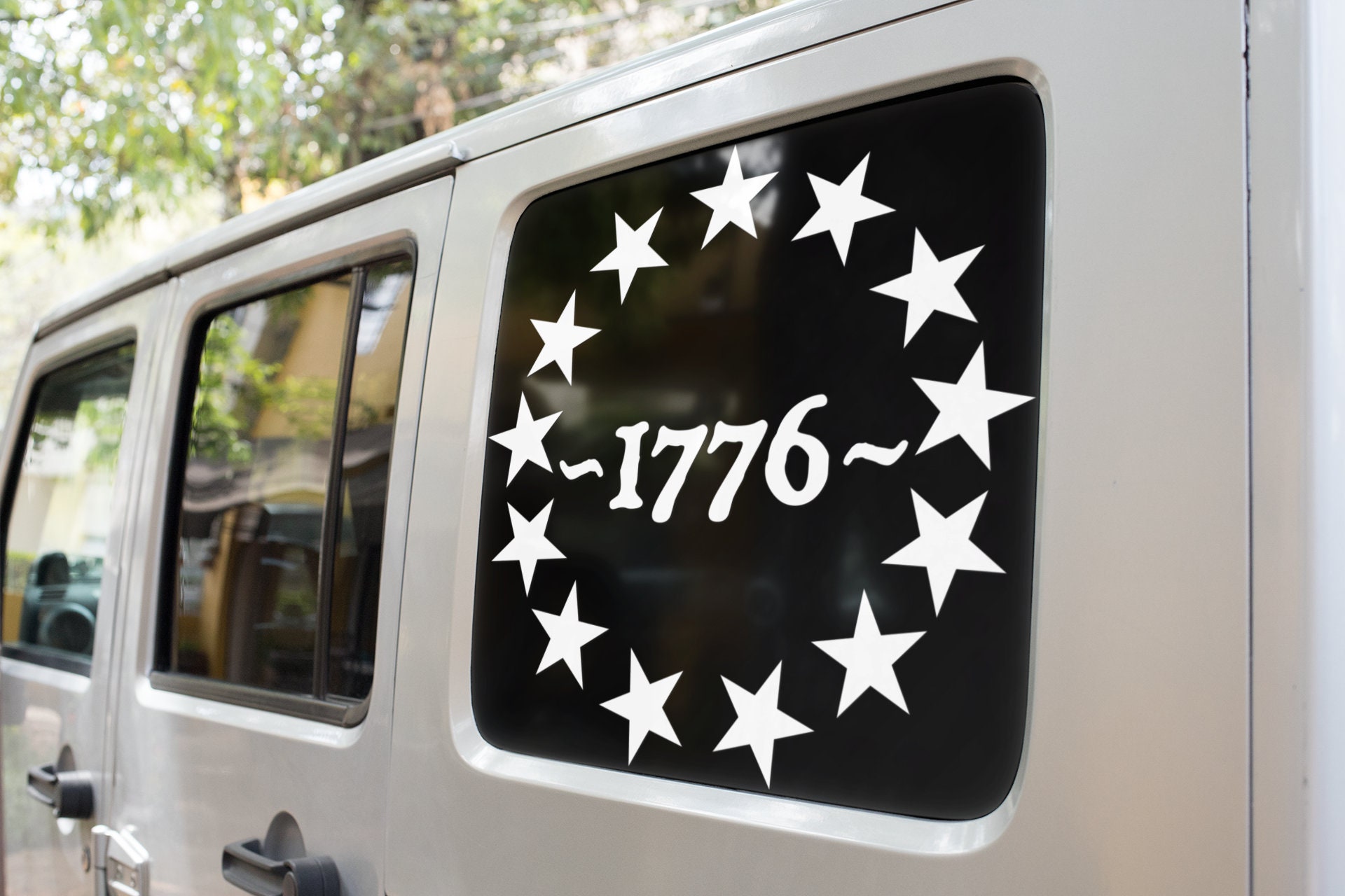 1776 Circle of Stars Vinyl Decal Sticker - Etsy
