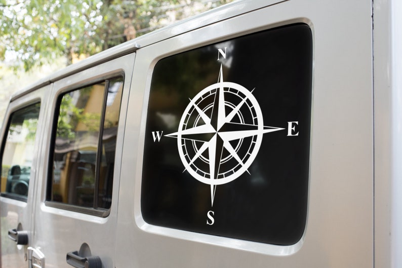 Compass Rose Adventure Vinyl Decal Sticker - Etsy