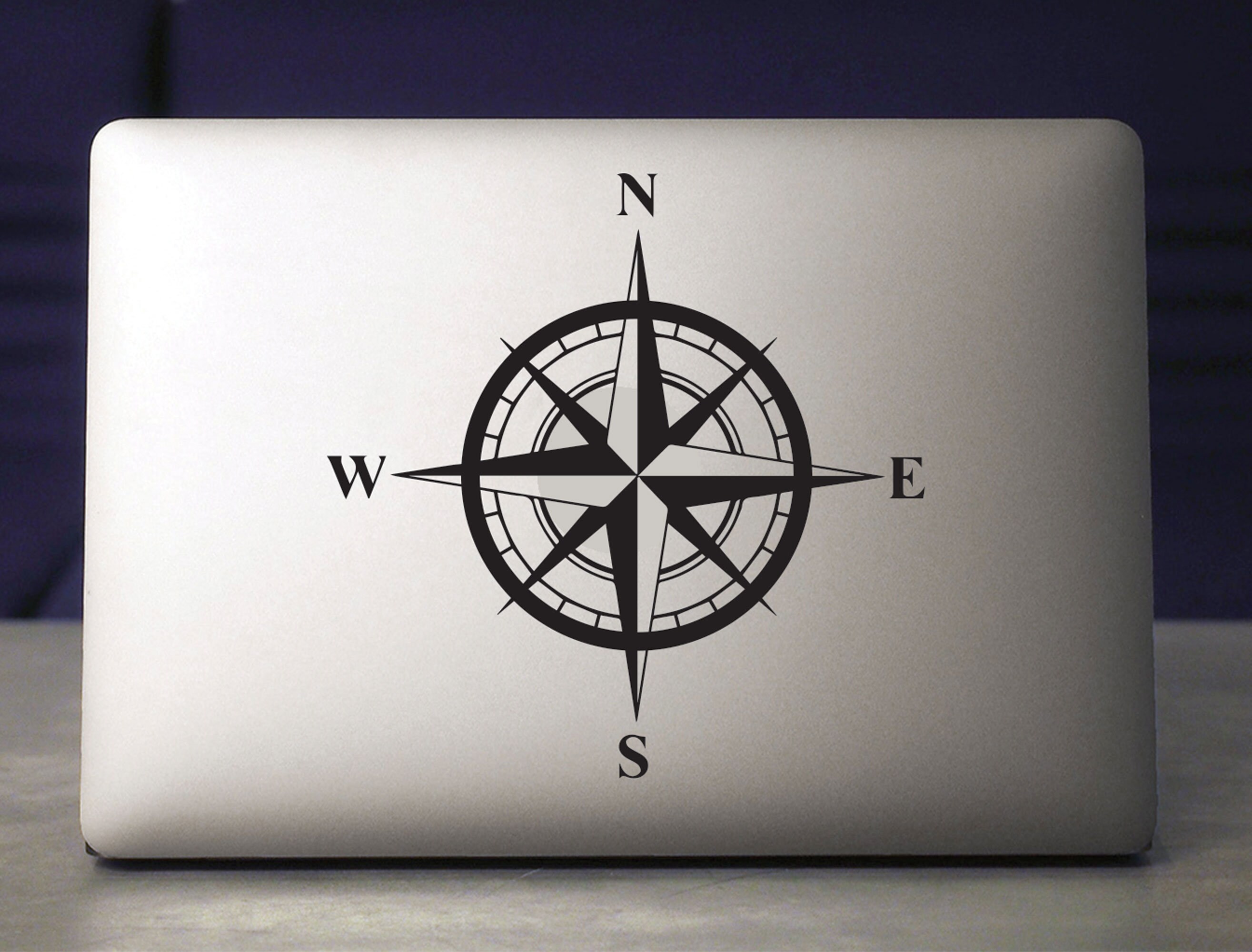 Compass Rose Adventure Vinyl Decal Sticker | Etsy