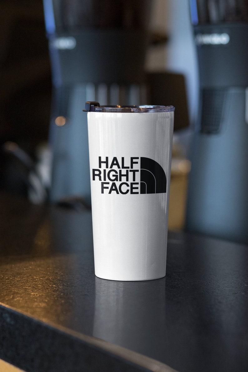 Half Right Face Vinyl Decal Sticker - Etsy
