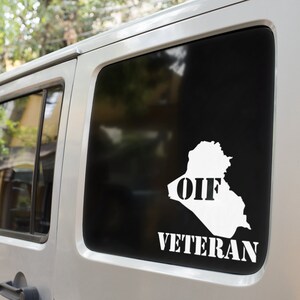 OIF (operation Iraqi Freedom) Vinyl Decal Sticker - Etsy