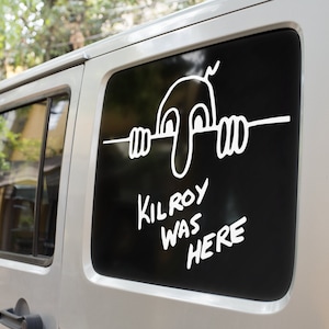 Kilroy Was Here Vinyl Decal Sticker - Etsy