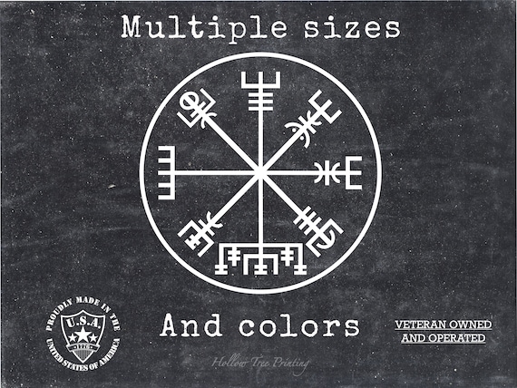 Viking Compass Vinyl Decal Sticker | Etsy