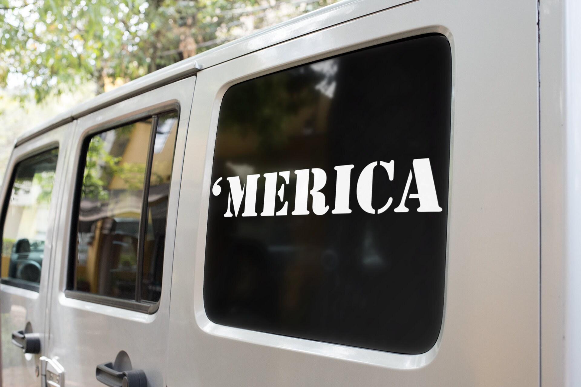 Merica Vinyl Decal Sticker | Etsy