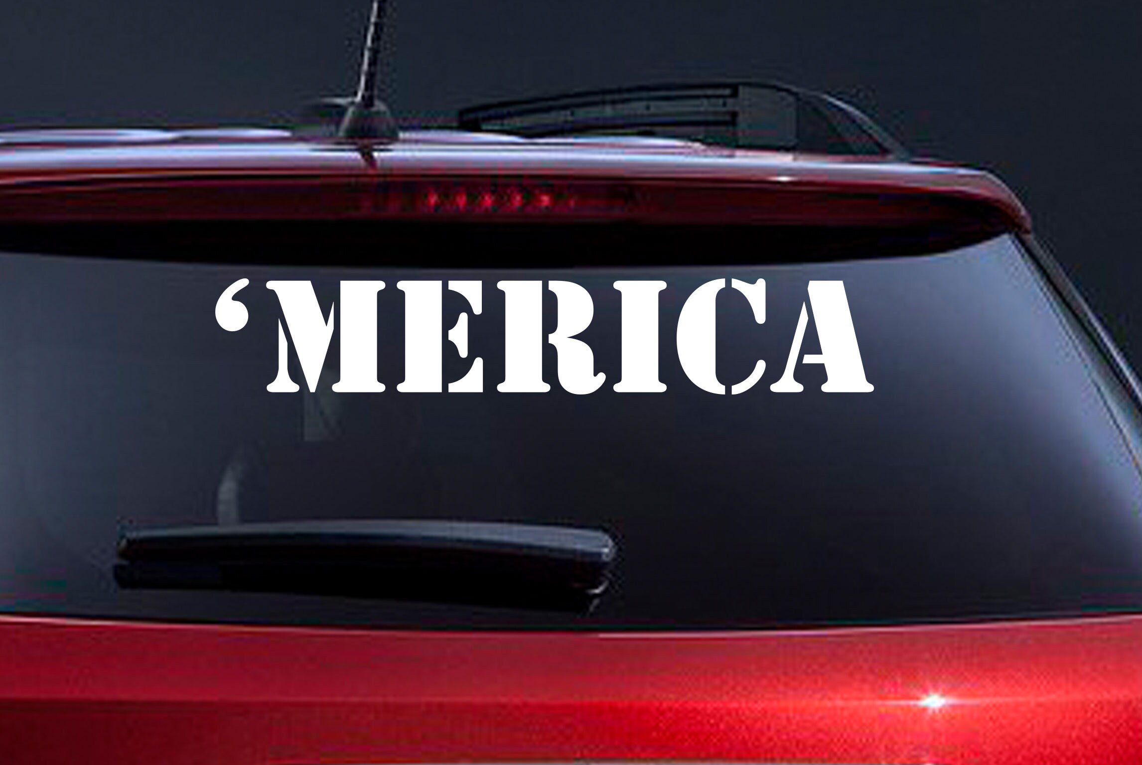 Merica Vinyl Decal Sticker | Etsy