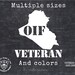 OIF (operation Iraqi Freedom) Vinyl Decal Sticker - Etsy