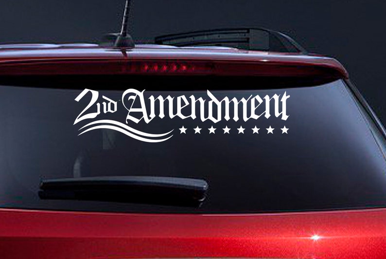 2nd Amendment Vinyl Decal Sticker | Etsy